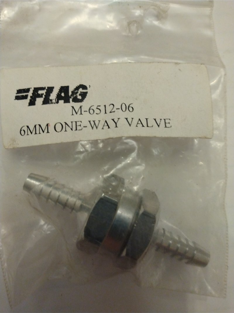 F-M-6512-06 6MM One Way Valve